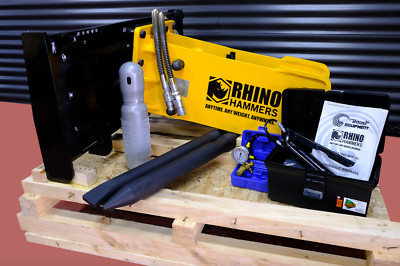 Rhino Hydraulic Hammer Breaker Bolt Type Fit to 8000-16000 lbs Skid ...