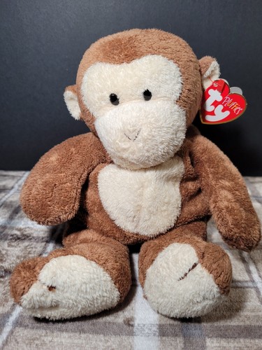 Ty Pluffies Dangles the Monkey Plush Toy Brown TyLux 2002 New w/ Tag | eBay