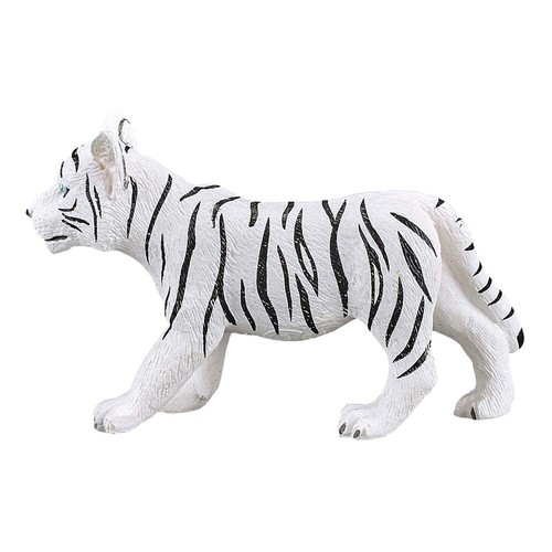 MOJO Wildlife & Woodland White Tiger Cub Standing Toy Figure - 387014 ...