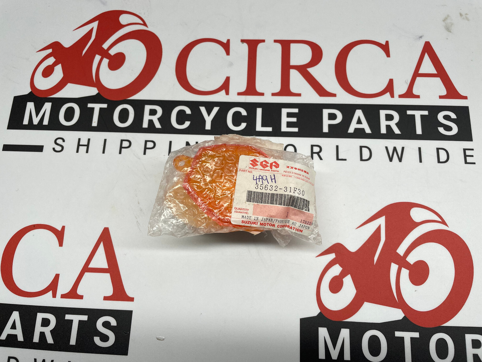 SUZUKI DRZ400E 00-09 15 17-21, DL650 04-08 Flasher Lens (Amber) 35612-31F30 | eBay