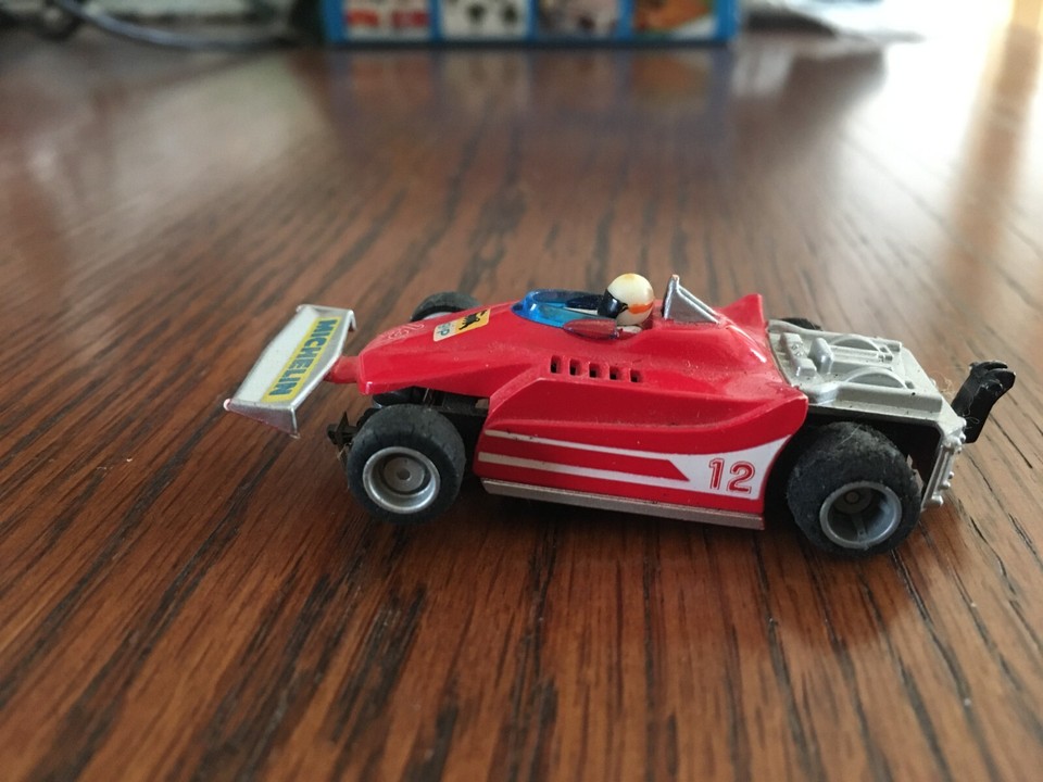 TYCO AFX HO SCALE INDY CAR F1 MICHELIN FERRARI #12 RED | eBay