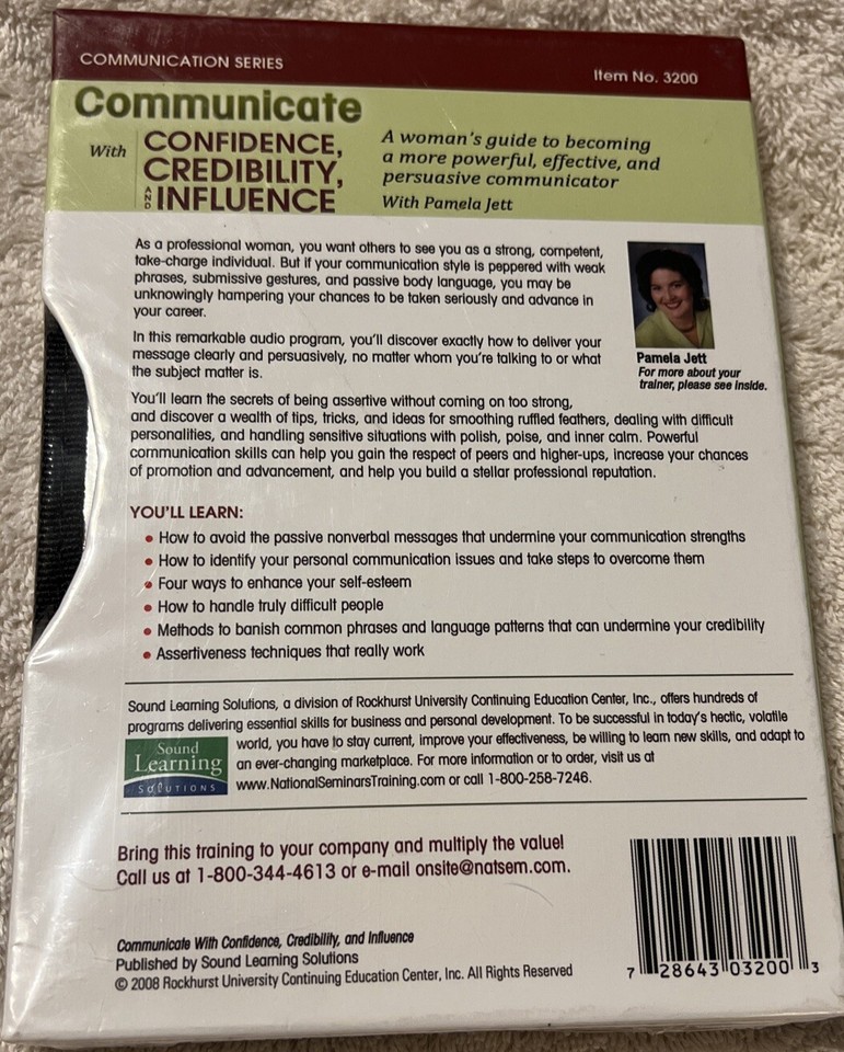 Communicate With Confidence - A Woman's Guide (2003, CD, 6-Disc Set) NEW -D8 | eBay
