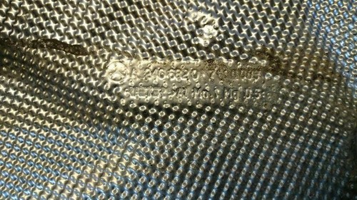 MERCEDES CLA C117 220 CDI EXHAUST HEAT SHIELD COVER PANEL A2466820171 ...
