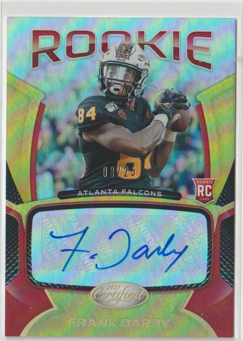 2021 Panini Certified - Rookie Signatures Frank Darby #RS-FRD Mirror ...