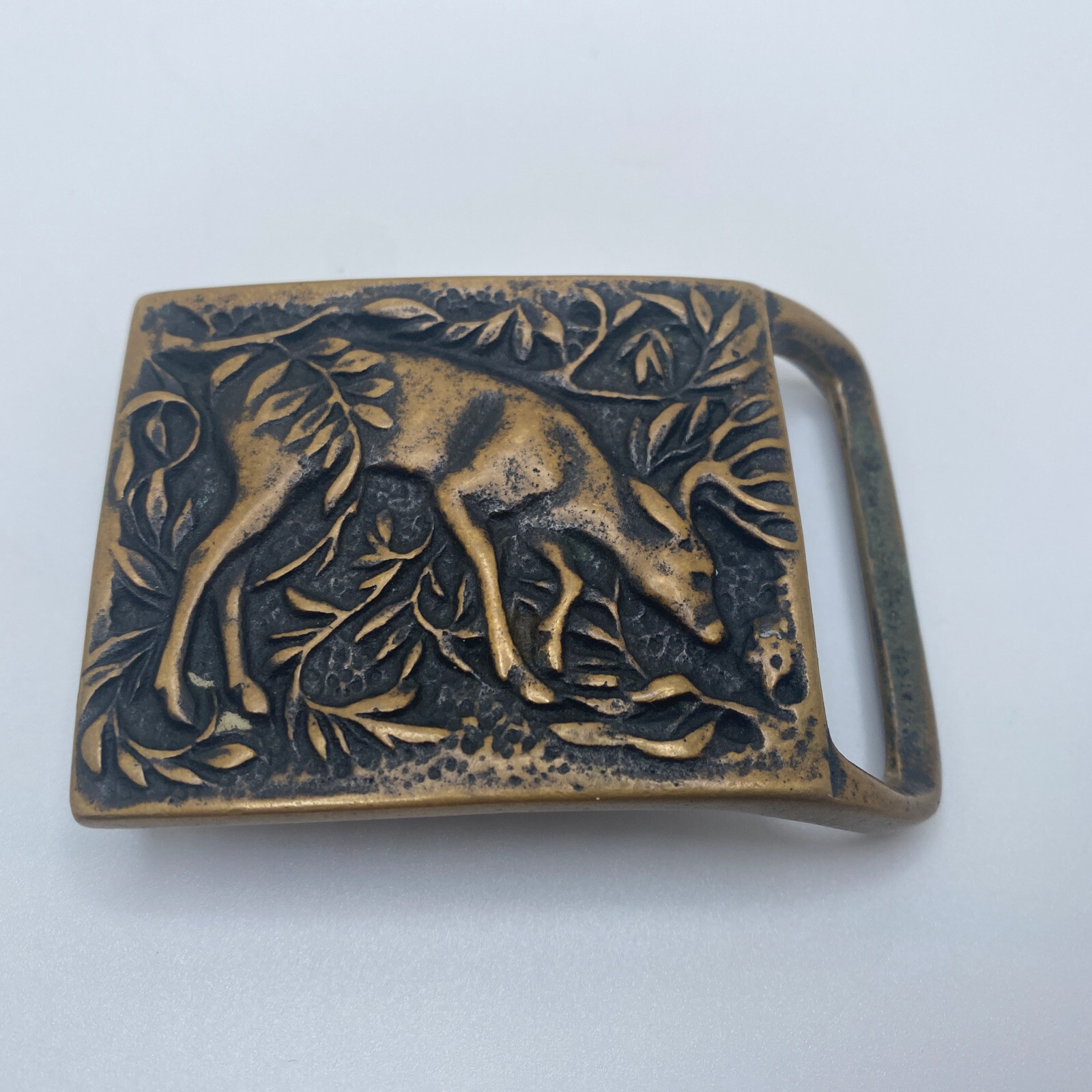 1975 Tech Ether Guild "Whitetail" Buck Deer Solid Bra… - Gem