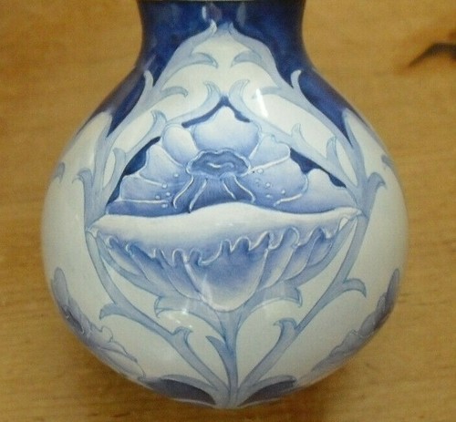 Moorcroft "Blue Poppy" Enamel Perfume Bottle - 4 5/8"(11.75cms) | eBay UK