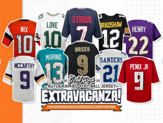 San Francisco 49ers 2 Autographed Items BoxBreak - 2025 Gold Rush ...