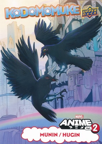 K-5 MUNIN/HUGIN 2023 Upper Deck Marvel Anime Vol 2 KODOMOMUKE ODIN | eBay