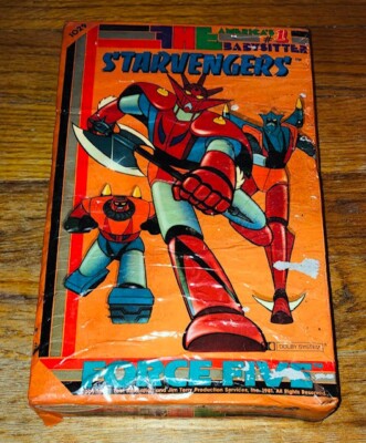 Force Five Starvengers Big Box VHS Anime Vintage Rare America's #1 ...