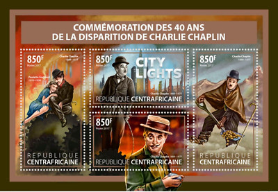 Chaplin Charlie - English American Actor - stamps - Mi.: 7265-7268 ...