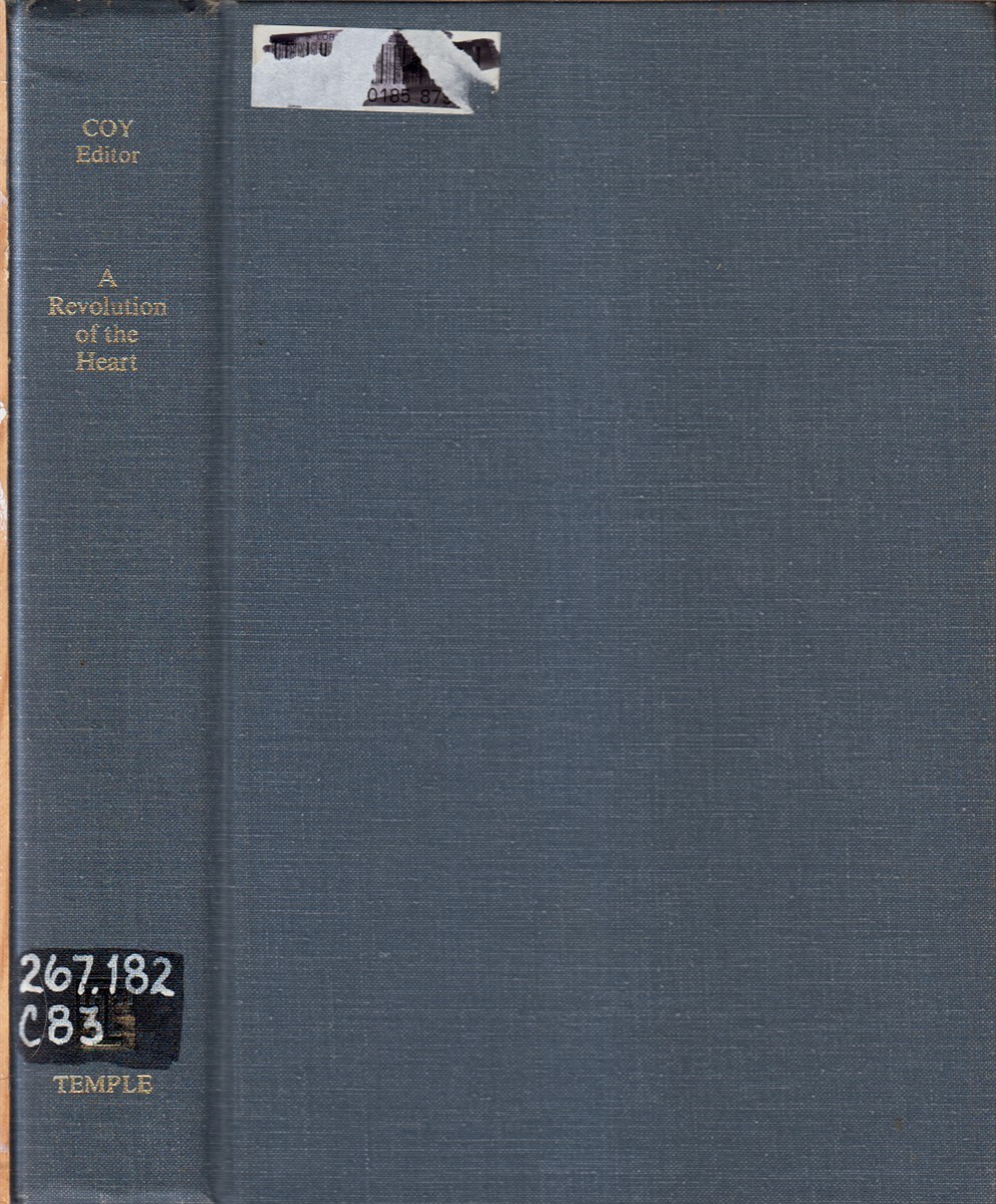 A Revolution Of The Heart: Essays On The Catholic Worker By Coy ...