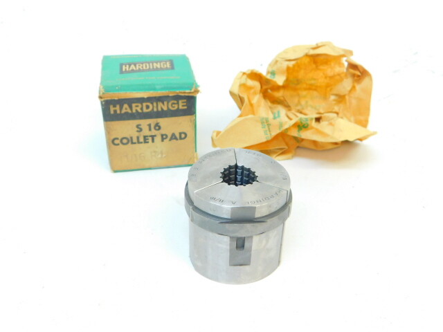 NEW SURPLUS HARDINGE S16 COLLET PAD 11/16" ROUND | eBay