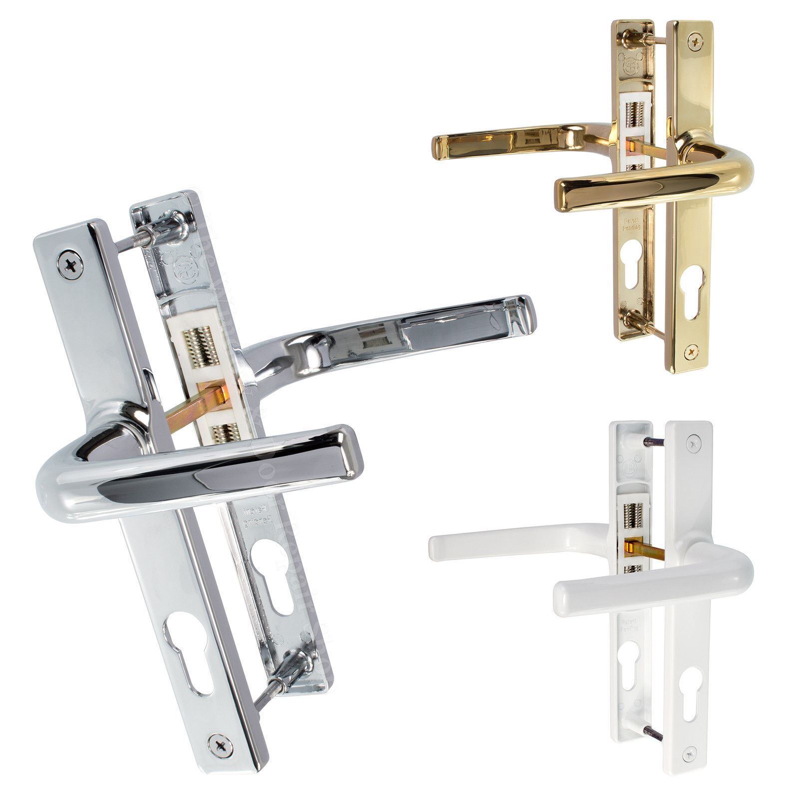 UPVC Door Handle Ferco 70mm 70PZ 180mm Fixings Double Glazing Pair Set ...