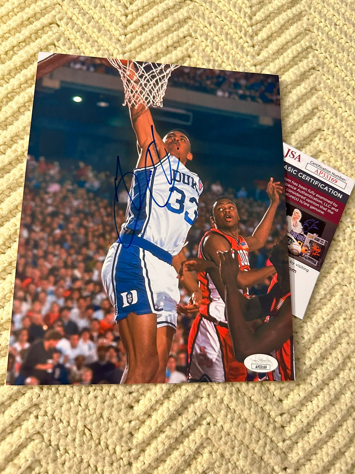 Grant Hill Signed 8 X 10 Photo JSA Authentication COA Autographed | eBay