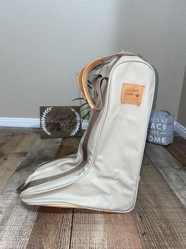 Jon Hart Tan Boot Bag | eBay