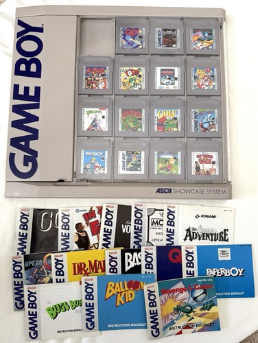 HUGE Game Boy Game Lot - 22 Game Cartridges And Booklets PLUS Showcase ...