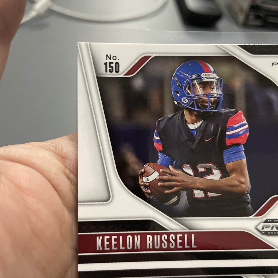 2025 Panini Prizm Draft Picks-Keelon Russell #150 Purple Wave Prizm (RC ...