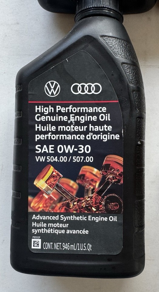VW 2.0 TDI Diesel 507.00 (CBEA CJAA) Engine Motor Oil Change Kit OEM ...