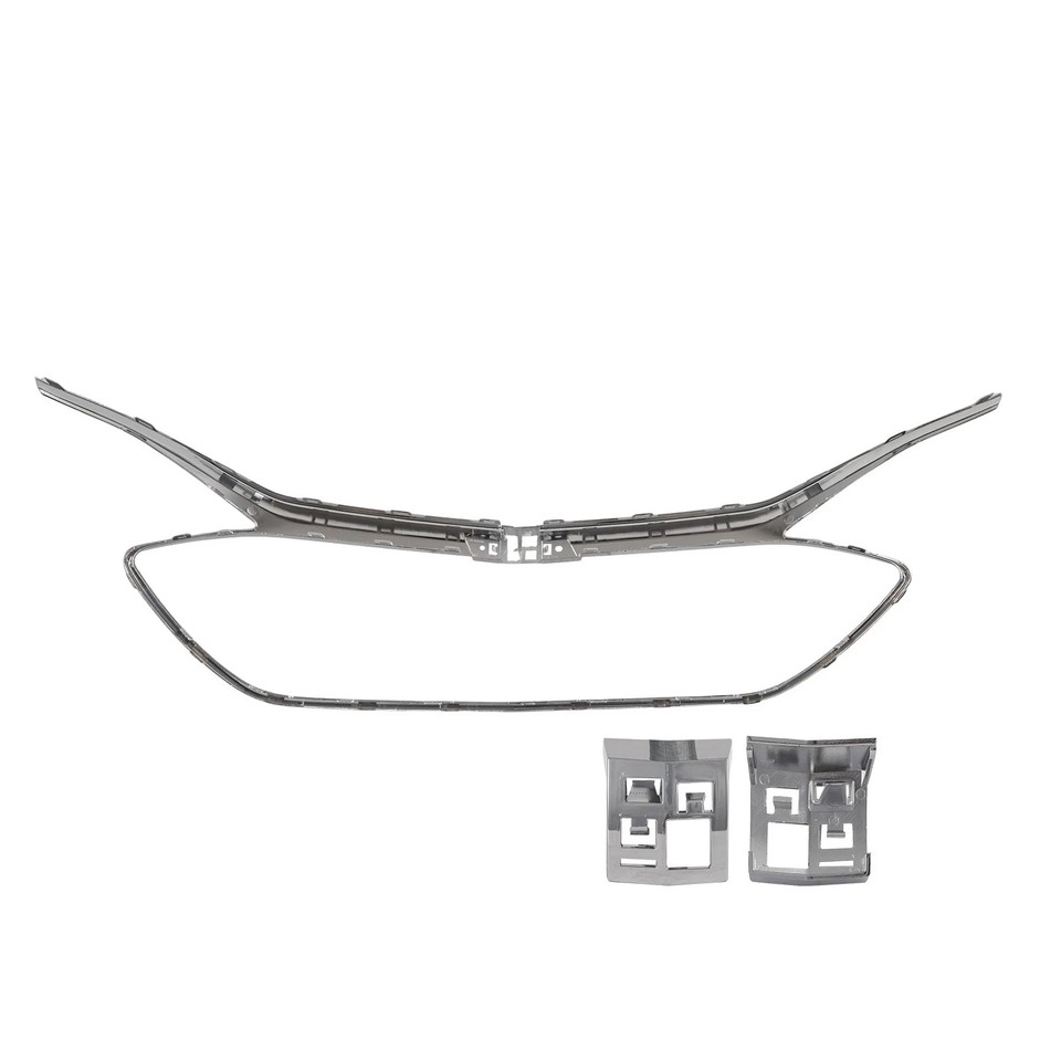 Fit 2019-2024 Chevy Malibu Front Bumper Cover Upper & Lower Grille Fog ...