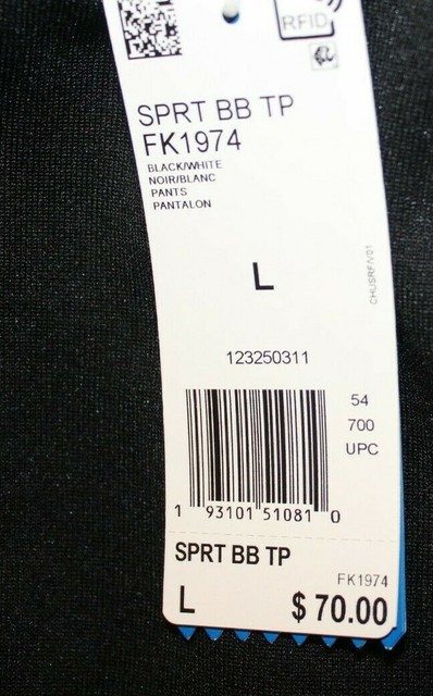 adidas Originals Big Trefoil Sweat Pants Size XL Fm3756 Black for sale ...