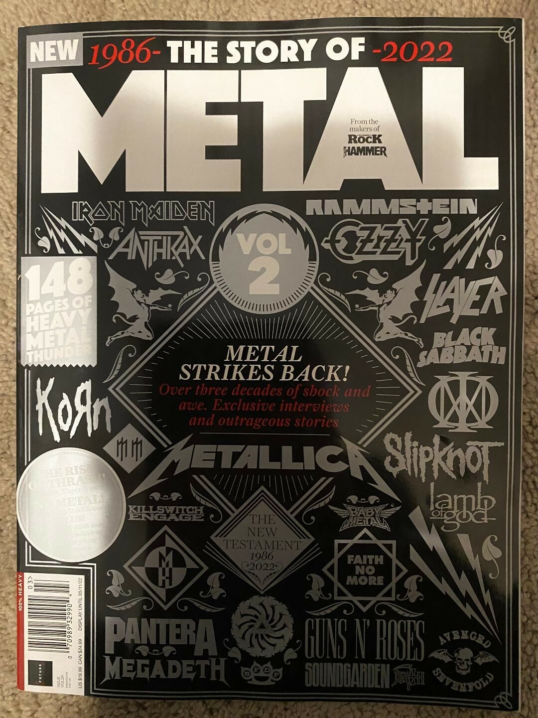 STORY Of METAL Vol 2 Classic Rock METAL HAMMER Magazine RUSH Sabbath ...