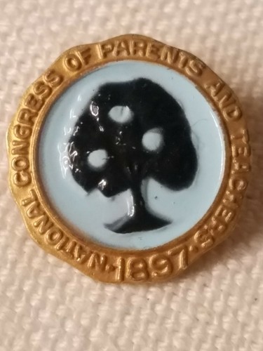 1897 National Congress of Parents and Teachers Pin Gold Filled 1/20 12K ...