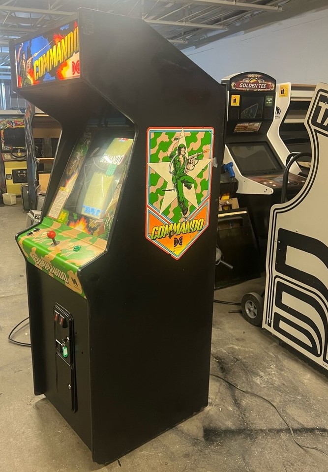 COMMANDO ARCADE MACHINE by CAPCOM 1985 (Excellent Condition) *RARE* | eBay