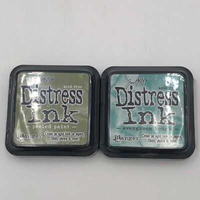 Tim Holtz Ranger Distress Ink Pads Full Size, 3x3, New Sealed Peeled ...
