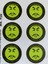 Mr. Yuk Stickers 30 Stickers (3 Sheets) Poison Prevent Yuck LOWEST ...
