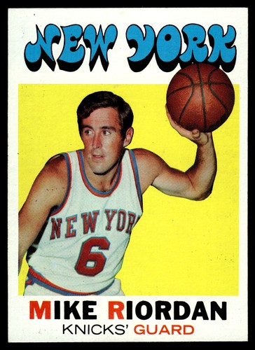 1971-72 Topps BASKETBALL Mike Riordan #126 NY Knicks HIGHER HIGH GRADE ...