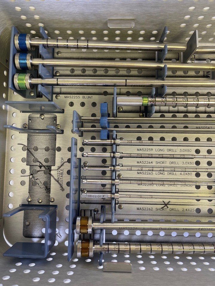 Medtronic Mazor X Tray Reference Marker Instrument Set Navigated Neuro ...