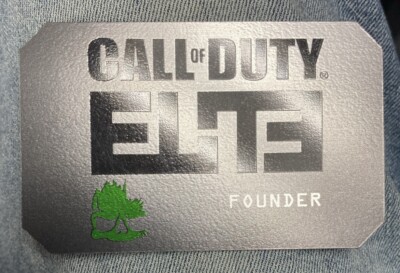 COD Call Of Duty Elite Founder Metal Card Collectible(Code Untested) | eBay