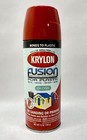 Krylon Fusion for Plastic Gloss Spray Paint 12 oz Red Pepper/Safety Red ...