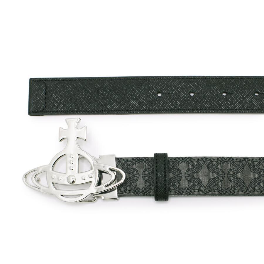 Vivienne Westwood Belt BELTS SILVER LINE ORB Silver Men's Vivienne Westwood Belt BELTS SILVER LINE ORB Silver Men's