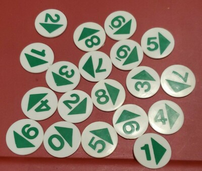 UNO WILD TILES GAME 19 GREEN TILES REPLACEMENT PARTS ONLY 1981 1982 | eBay