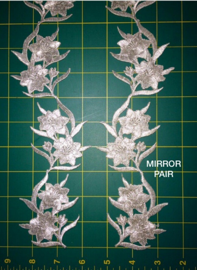 embroidered applique flowers patch iron | eBay