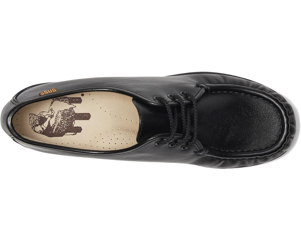 SAS Bounce Lace Up Comfort Moc Women's Black | eBay