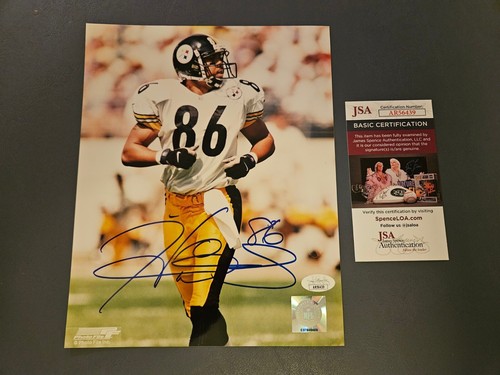 HINES WARD "86" Pittsburgh Steelers Signed Autographed 8x10 Photo - JSA ...