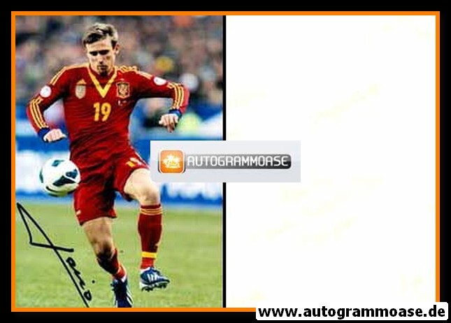 Autografo Calcio Spanien 2010er Foto Nacho Monreal (Spielszene Colore ...