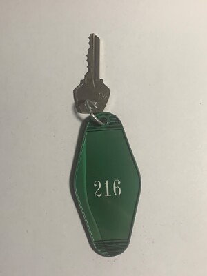 Vintage Hotel Motel Room Key Fob with Key 1970's-80's #216 | eBay