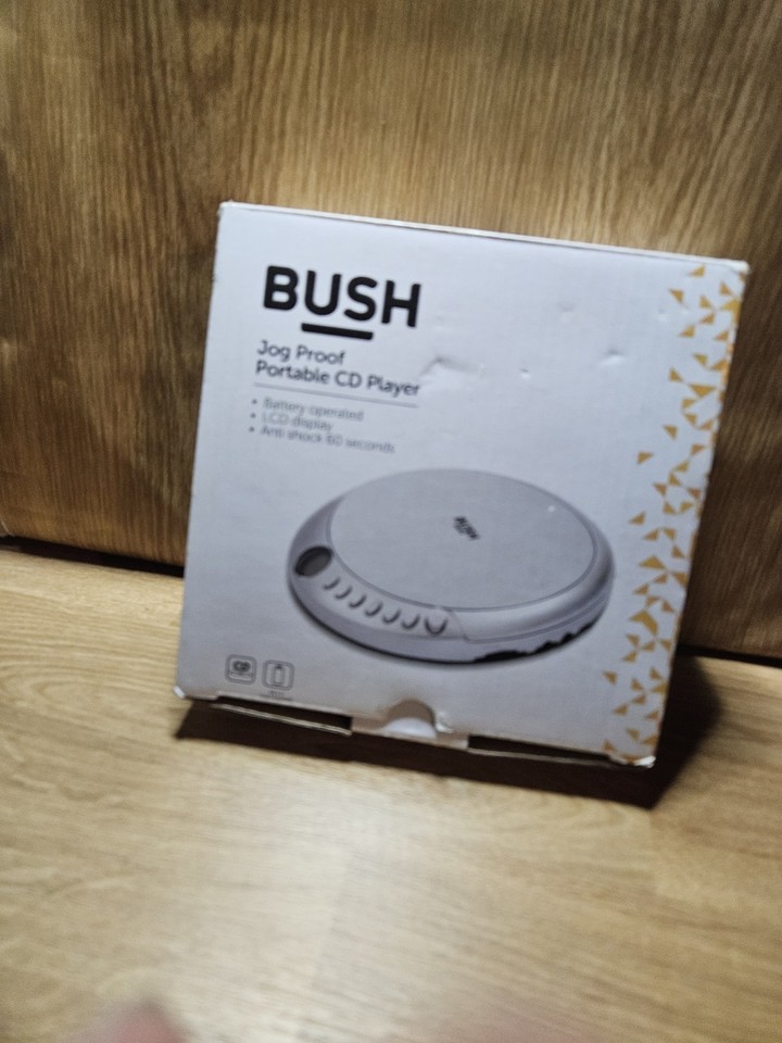 Bush Personal CD Player Jog Proof Portable Lightweight PCD220 Silver ...