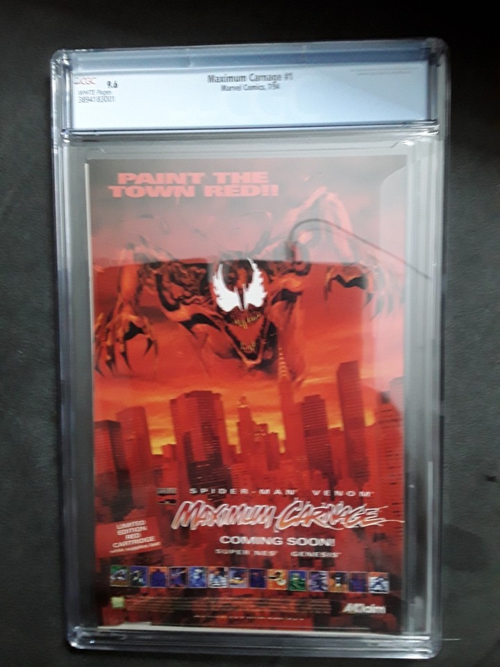 Maximum Carnage #1 Acclaim Promo CGC 9.6 | eBay