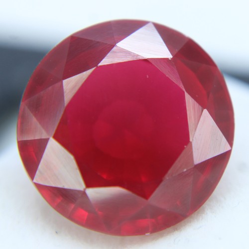 18.40 Ct Certified Natural Ruby Red Eye Clean Round Shape Loose ...