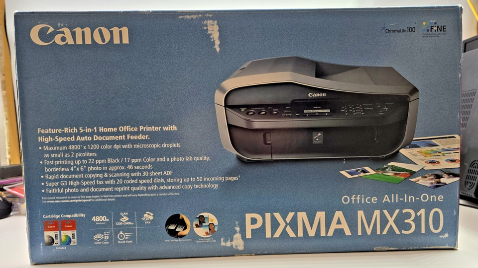 Canon PIXMA MX310 All-In-One Inkjet Printer BRAND NEW SEALED ...