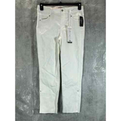 LIVERPOOL Womens New $98 Gia Glider Frayed Hem Skinny Crop Jeans 6 S ...