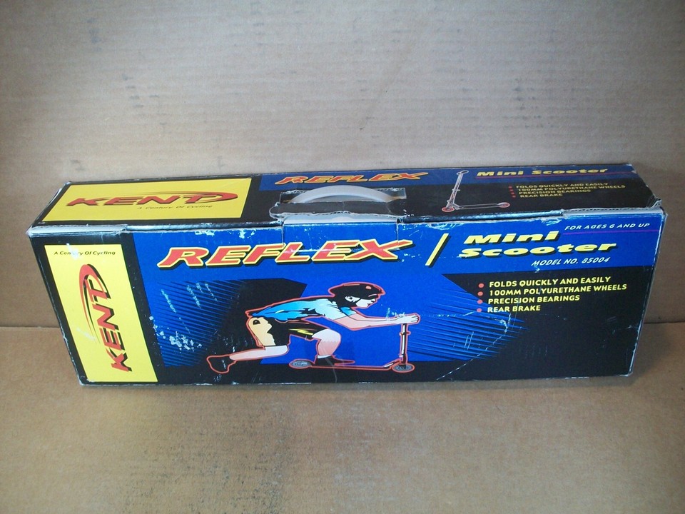 Kent - Reflex Mini-Scooter ~ Folding ~ NOS In Box ~ Vintage ~ Razor ...
