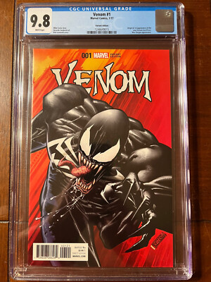 VENOM #1 1/17 CGC 9.8 VARIANT EDITION WHITE PAGES FIRST NEW VENOM LEE ...