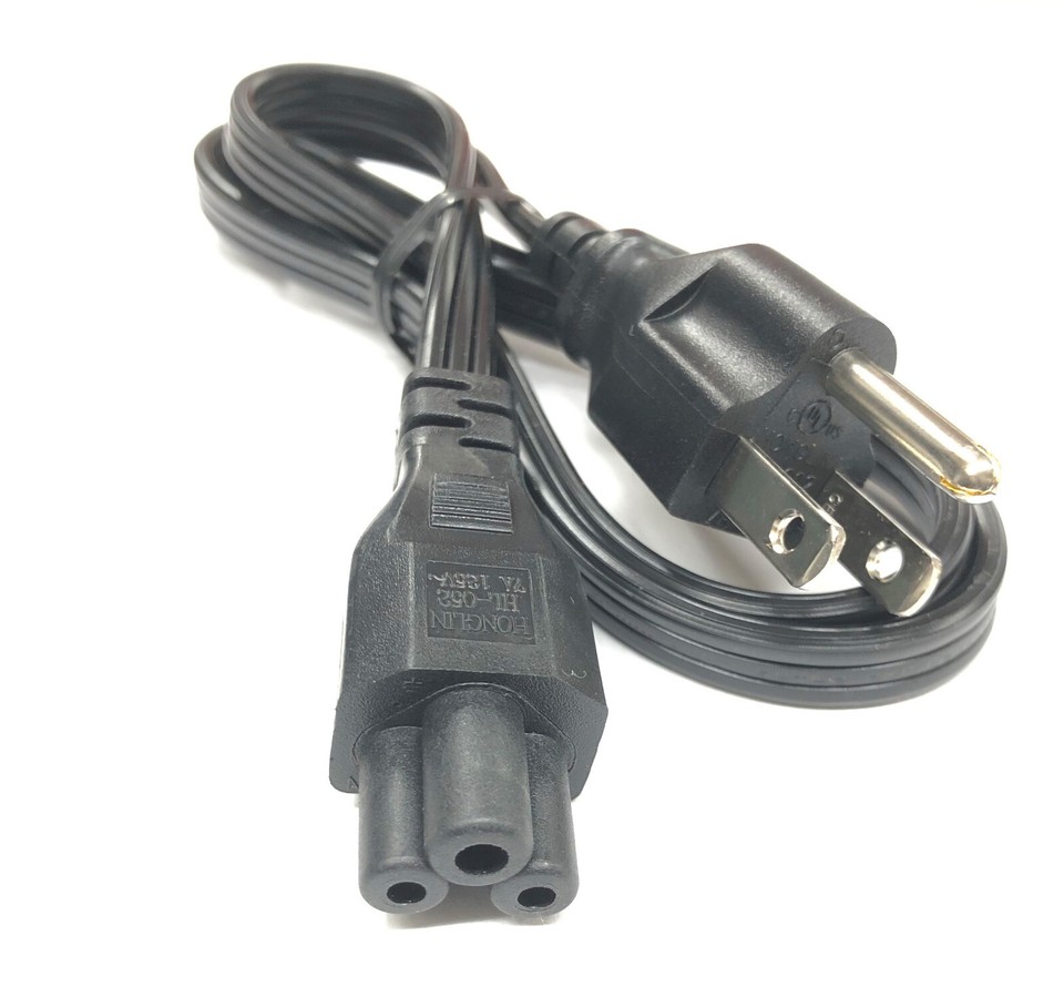 Original HONGLIN 3.3 Ft AC Power cord HL-052 HL-002 E254927 For Laptops ...