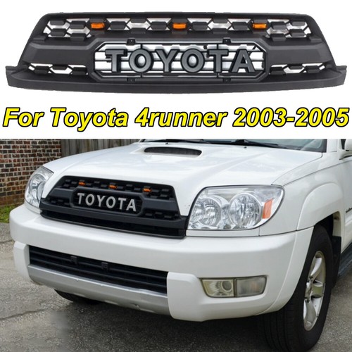 Front Grille For 2003 2004 2005 Toyota 4Runner Grill Matte Black W ...