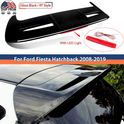 Gloss Black For 2011-2019 Ford Fiesta Hatchback ST Factory Style ...